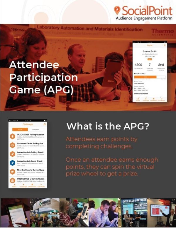 Attendee Participation Game Brochure - SocialPoint Audience Engagement ...