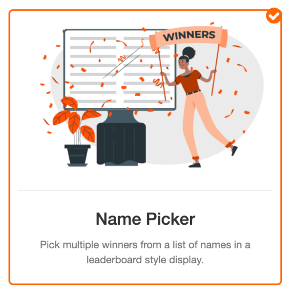 Branded Name Picker and Raffle Wheel for Trade Show Marketing